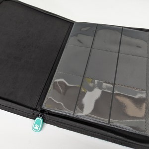 Illustrated Trading Card Binder: 9-pocket Pleather Album With Zipper - Etsy