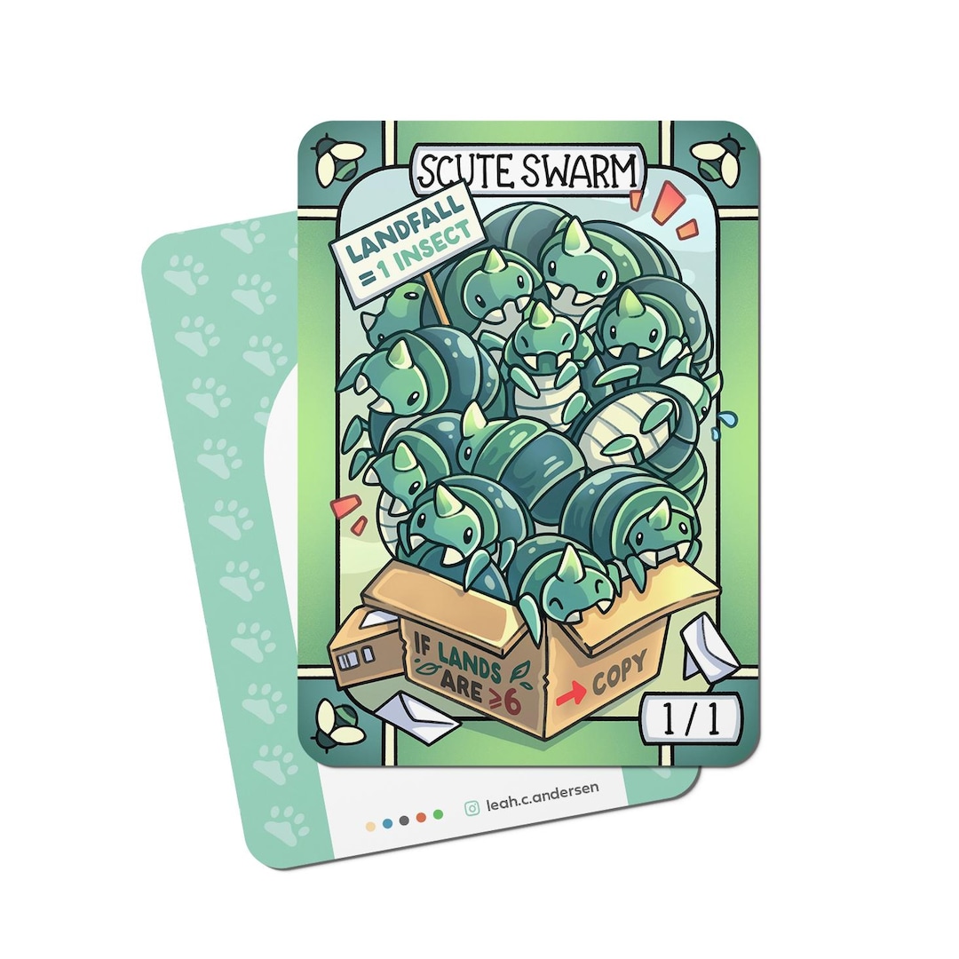 5 Scute Swarm Tokens for Magic the Gathering - Etsy