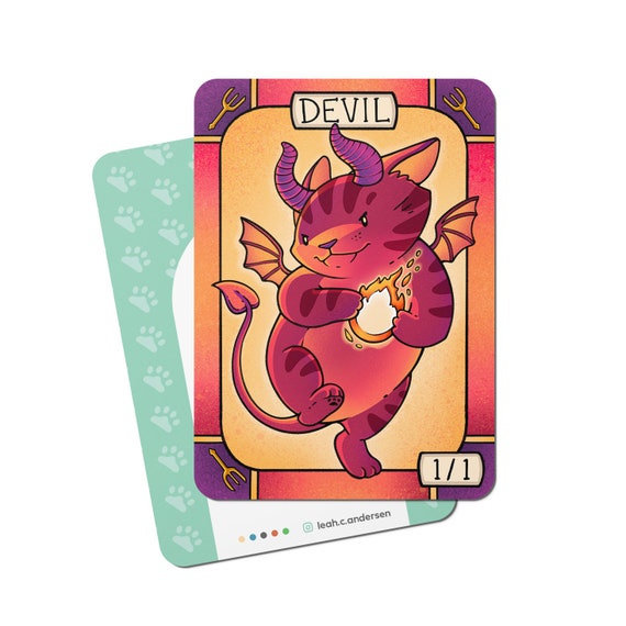 5 Devil Tokens for Magic the Gathering - Etsy