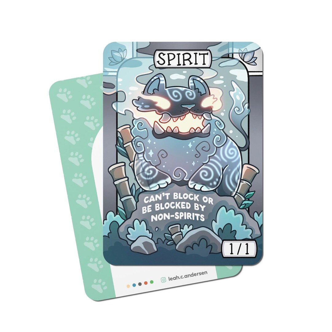 5 Spirit Tokens for Magic the Gathering - Etsy