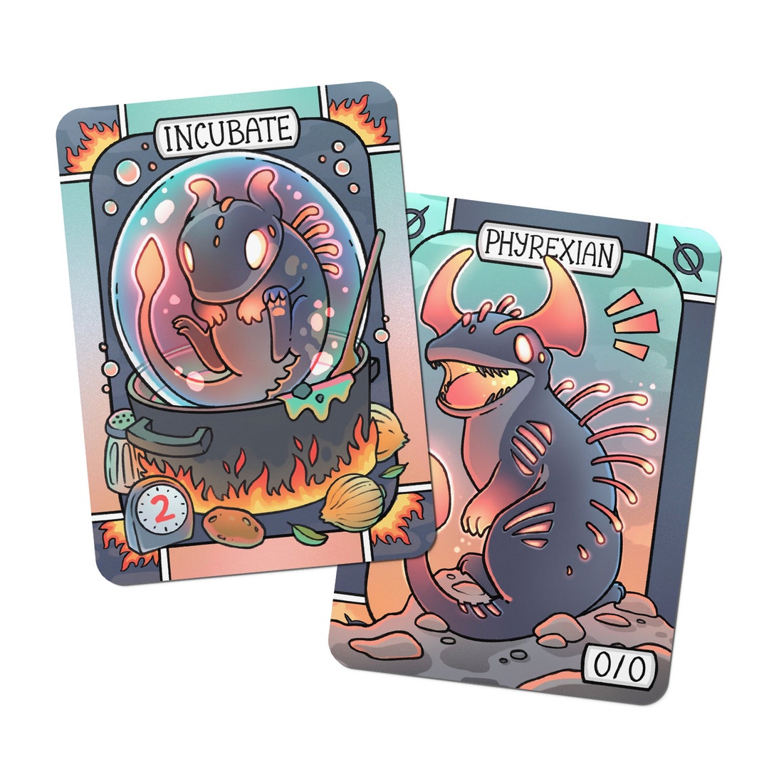 5 Incubate // Phyrexian Double Sided Tokens for Magic the Gathering - Etsy