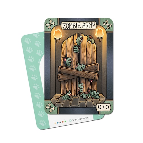5 Zombie Army Tokens for Magic the Gathering - Etsy