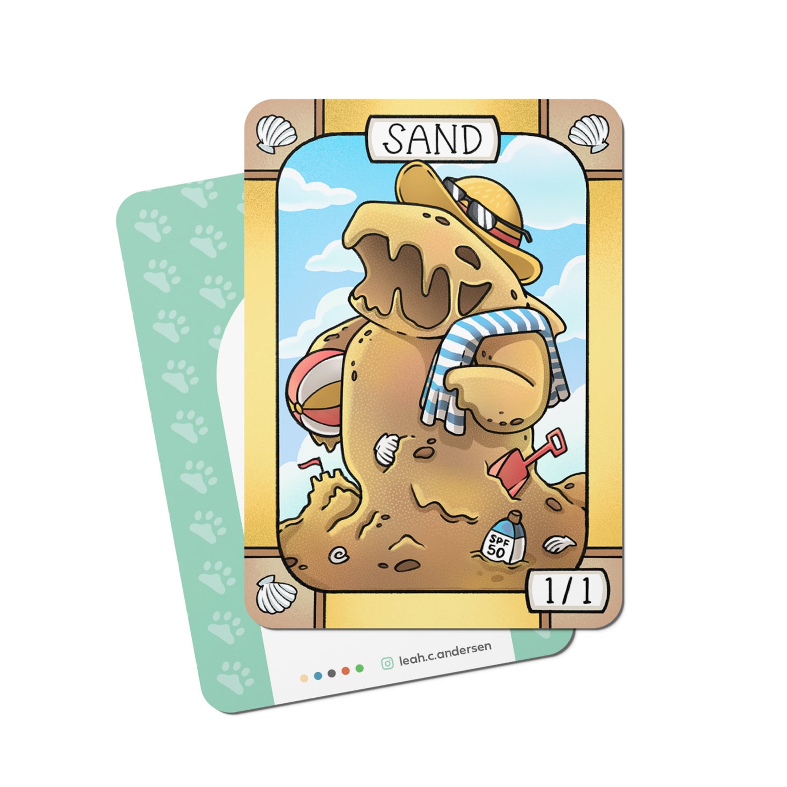 5 Sand Tokens for Magic the Gathering - Etsy