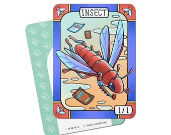 Insect Token Custom Altered MTG Magic the Gathering Fantasy Board Game ...