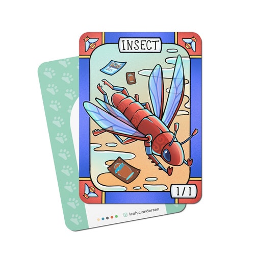 5 Insect Tokens for Magic the Gathering - Etsy