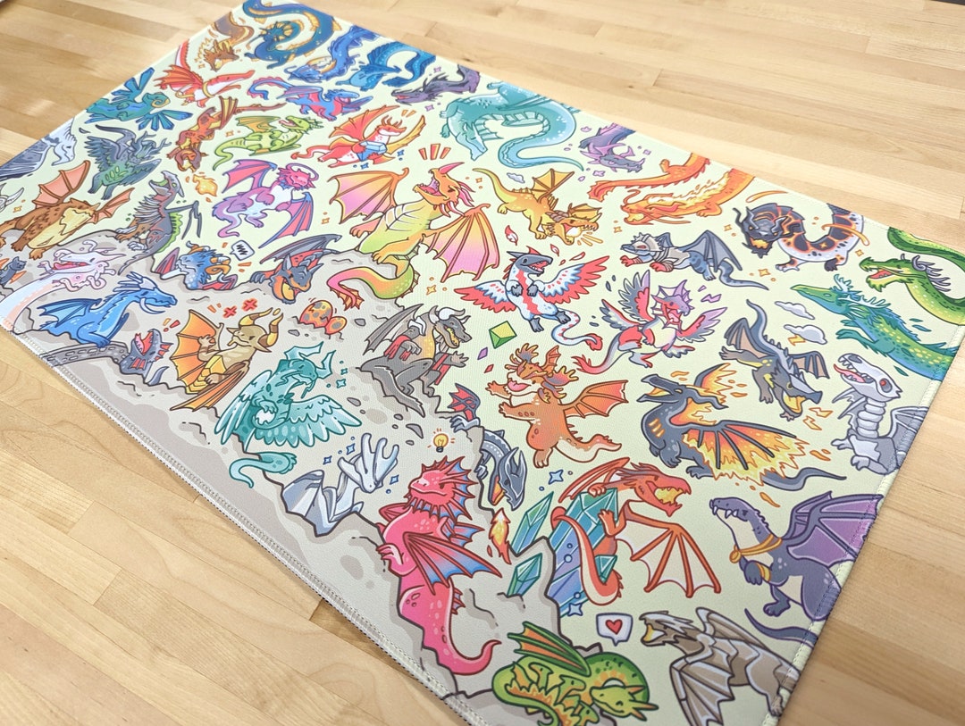 Dragons of Magic Playmat // Deskmat and Mousepad // Accessories for MTG ...