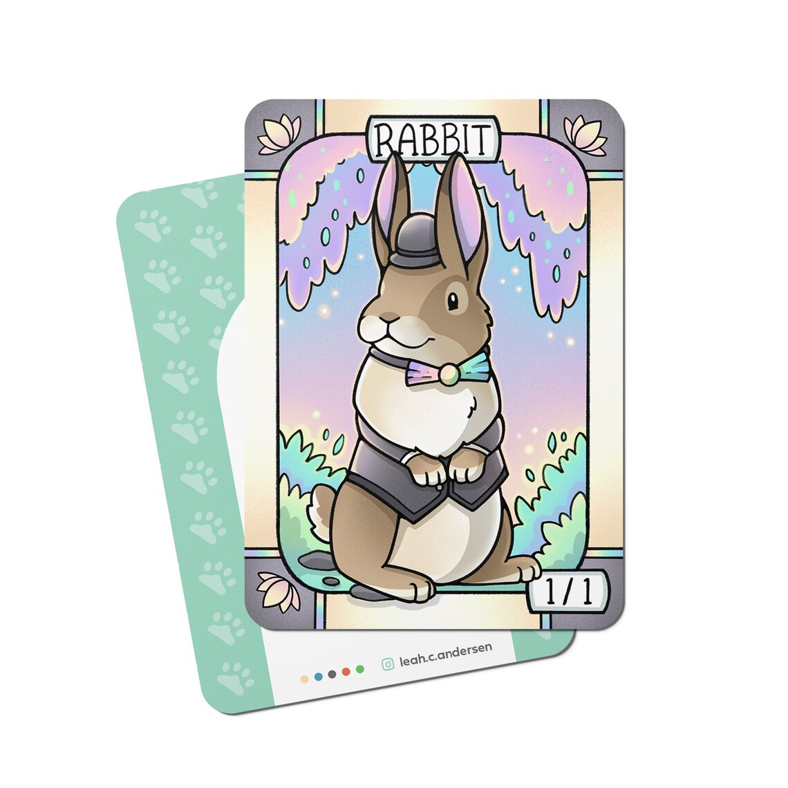 5 Rabbit Tokens for Magic the Gathering - Etsy