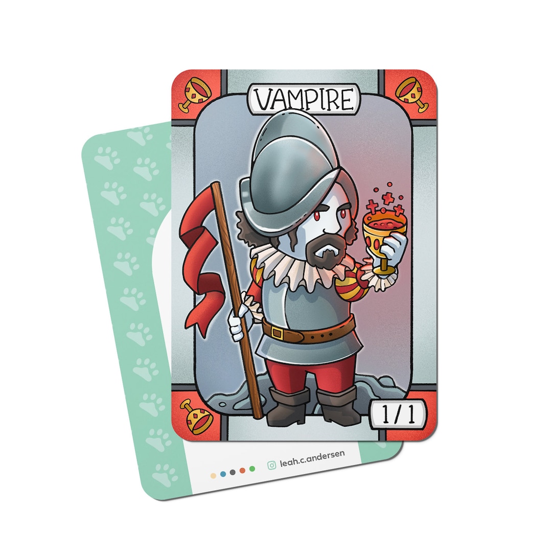 5 Lifelink Vampire Tokens for Magic the Gathering - Etsy