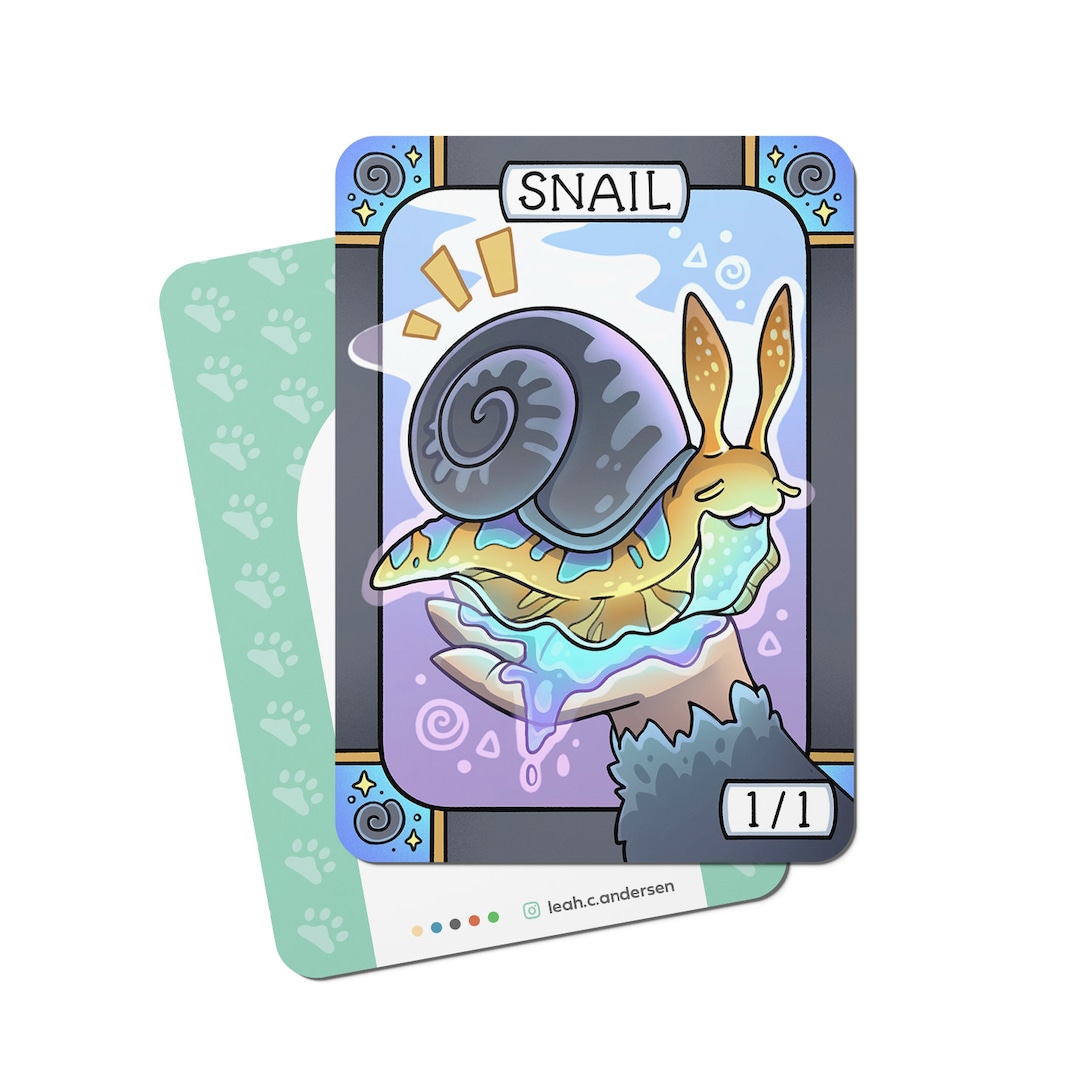 5 Snail Tokens for Magic the Gathering - Etsy