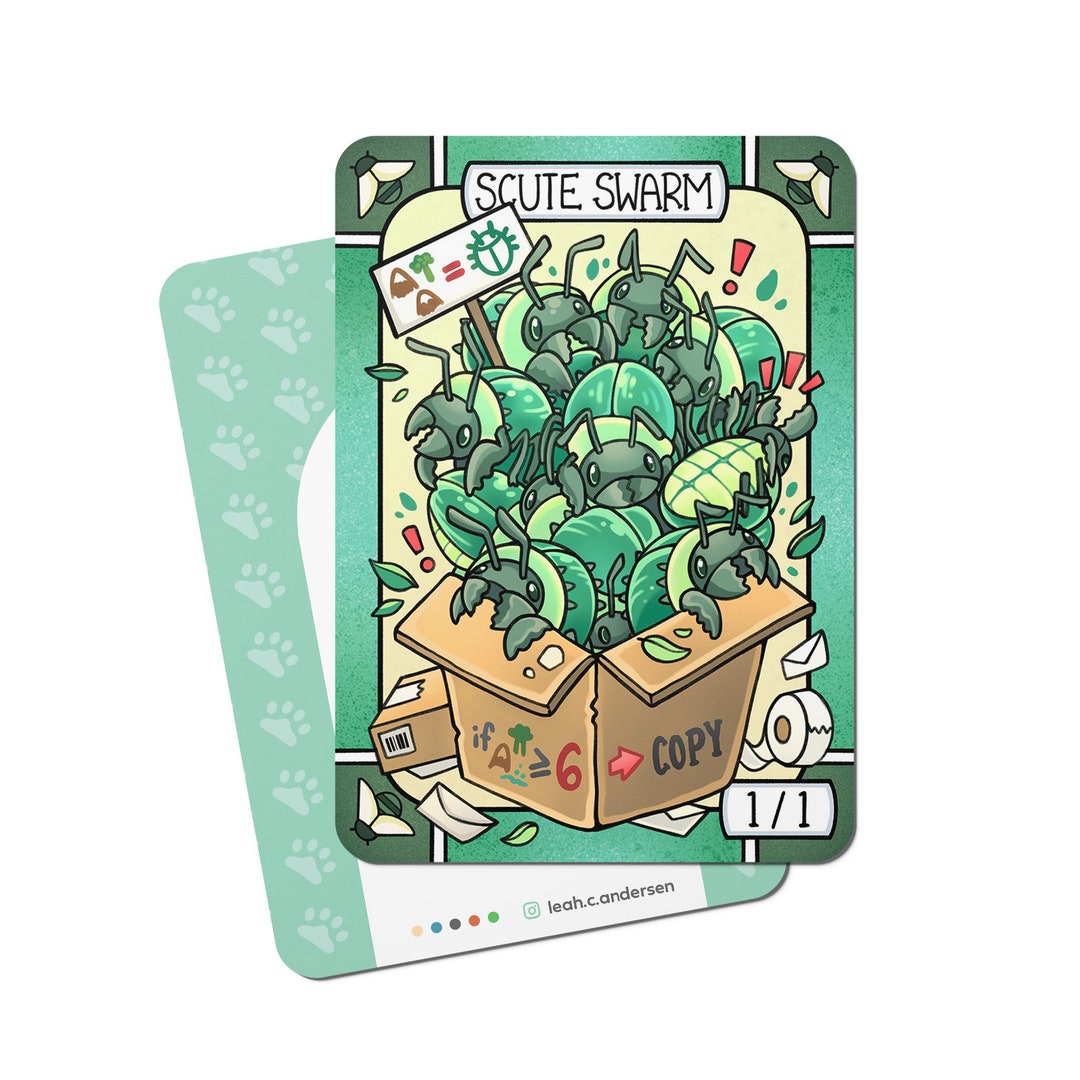 5 Scute Swarm Tokens for Magic the Gathering - Etsy