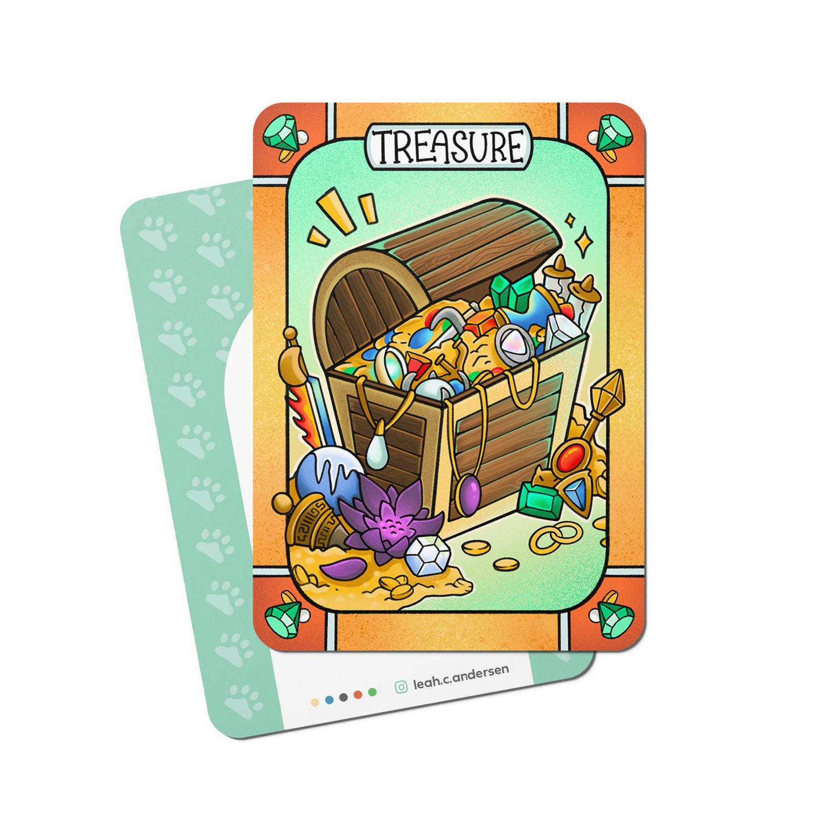 5 Treasure Tokens for Magic the Gathering - Etsy