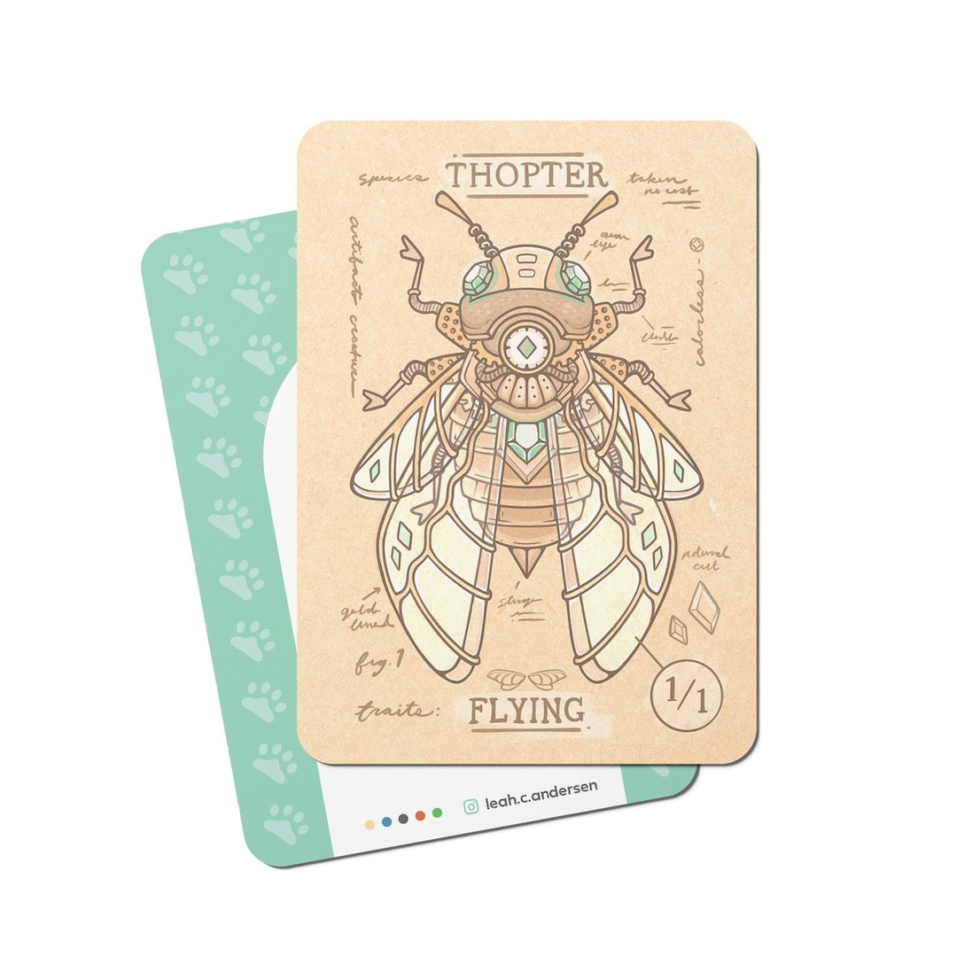 5 Colorless Thopter Tokens for Magic the Gathering - Etsy