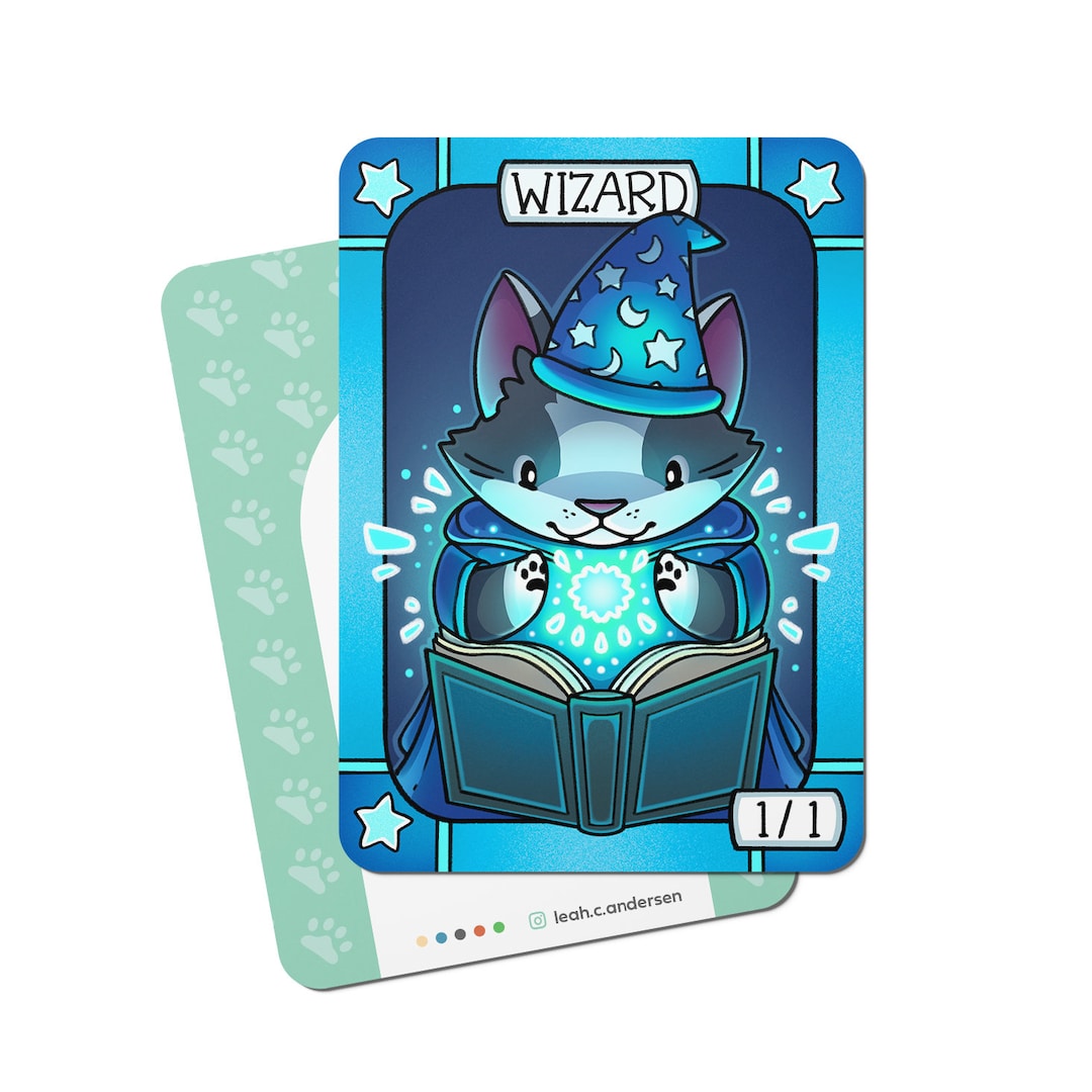 5 Wizard Tokens for Magic the Gathering - Etsy
