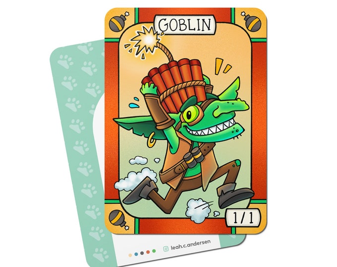 Goblin Token Custom Altered MTG Magic the Gathering Fantasy Board Game ...