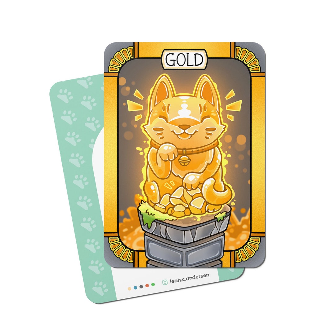 5 Gold Tokens for Magic the Gathering - Etsy