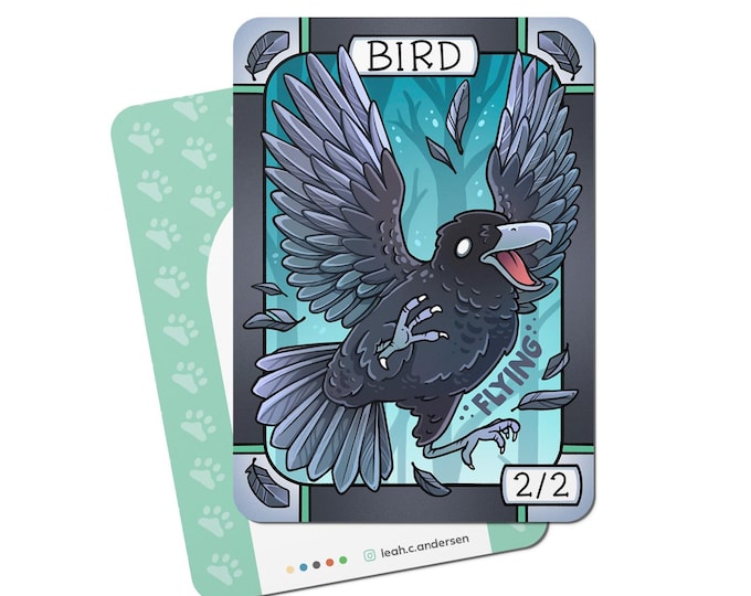 Bird Token - Custom MTG Magic the Gathering Fantasy Board Game Card ...