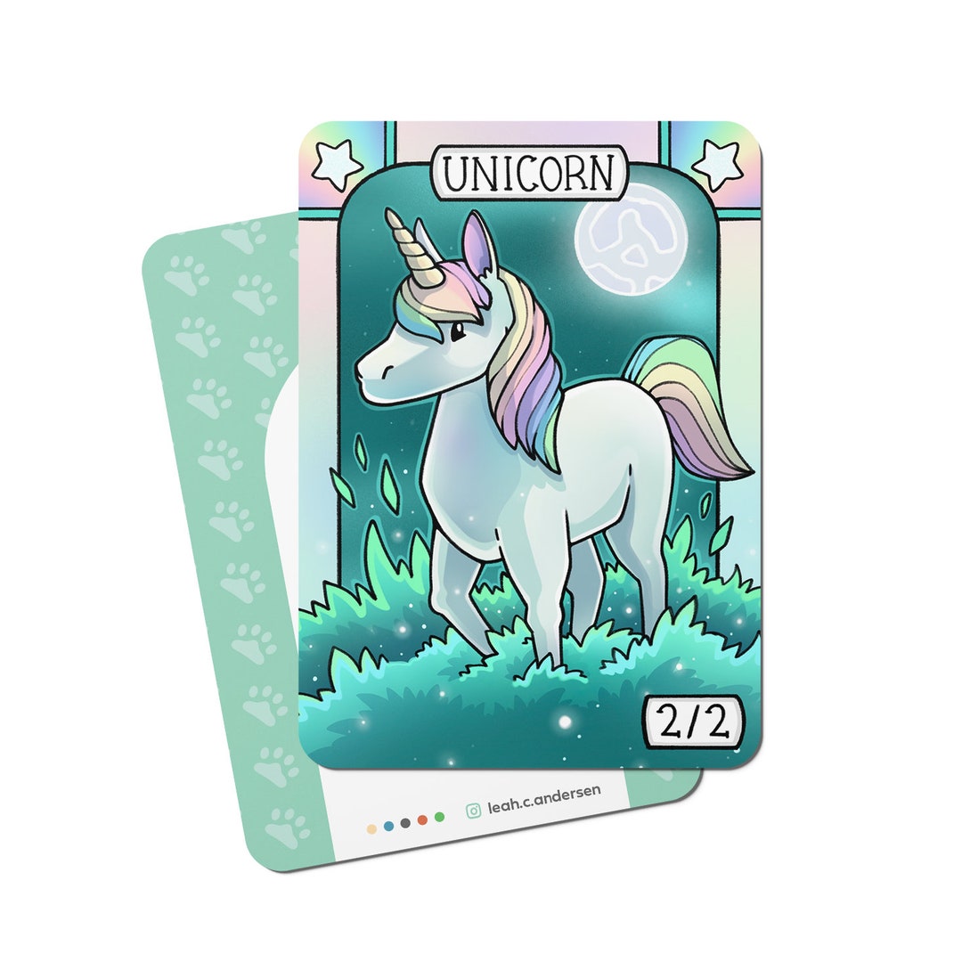 5 Unicorn Tokens for Magic the Gathering - Etsy
