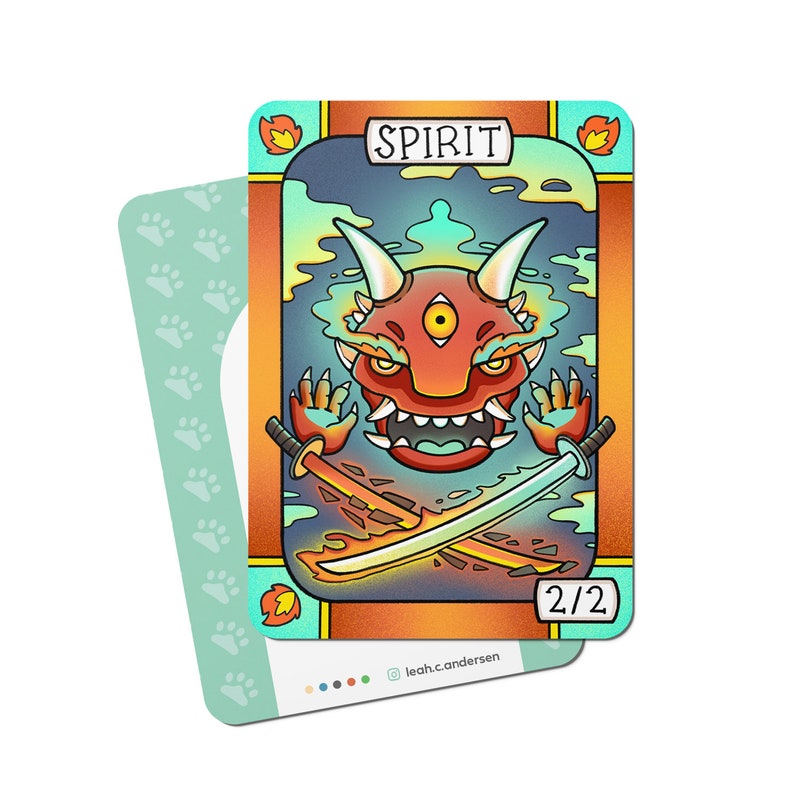 Mtg 2/2 Spirit Token - Etsy