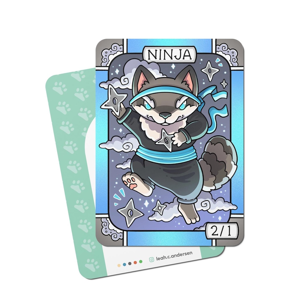 5 Ninja Tokens for Magic the Gathering - Etsy