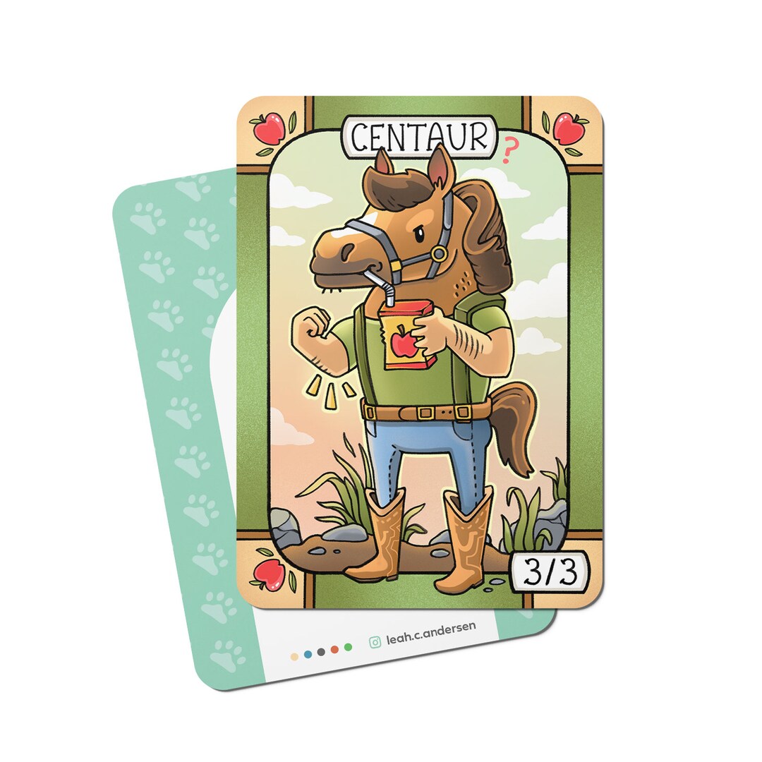 5 Centaur Tokens for Magic the Gathering - Etsy