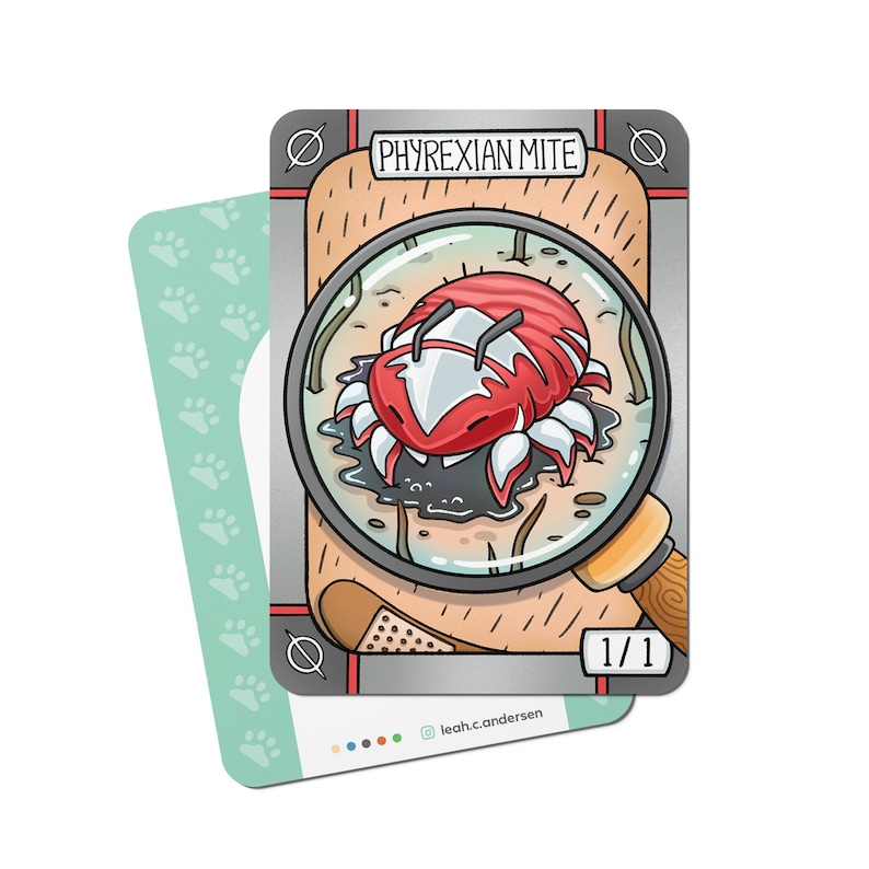 5 Phyrexian Mite Tokens for Magic the Gathering - Etsy