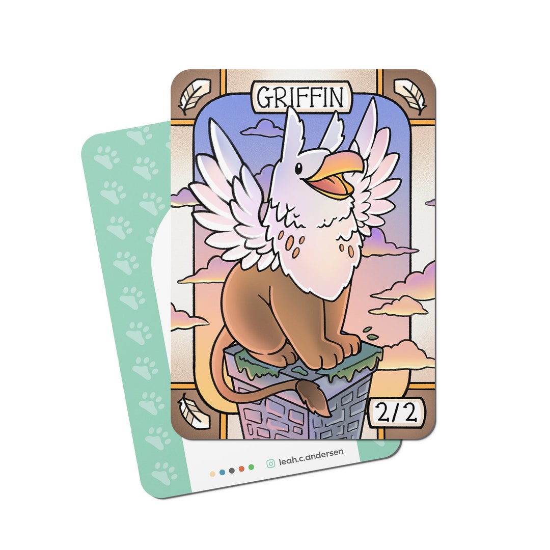 5 Griffin Tokens for Magic the Gathering - Etsy