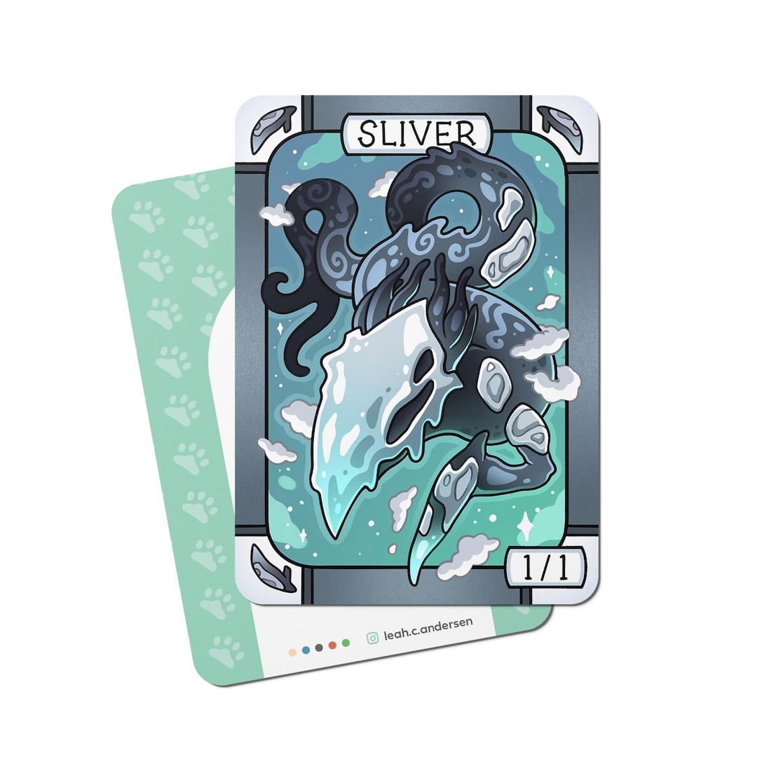 5 Sliver Tokens for Magic the Gathering - Etsy
