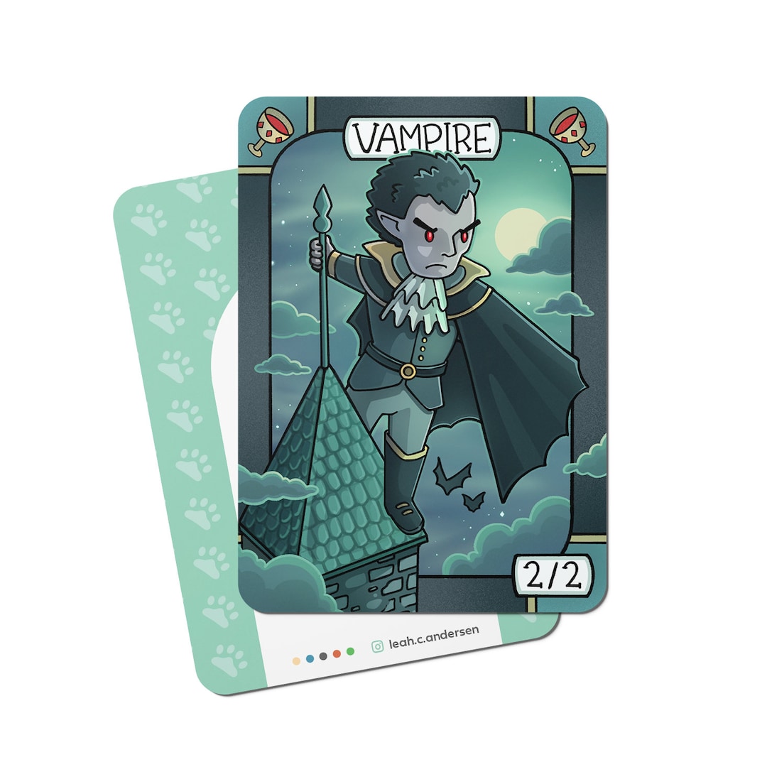 5 Vampire Tokens for Magic the Gathering - Etsy