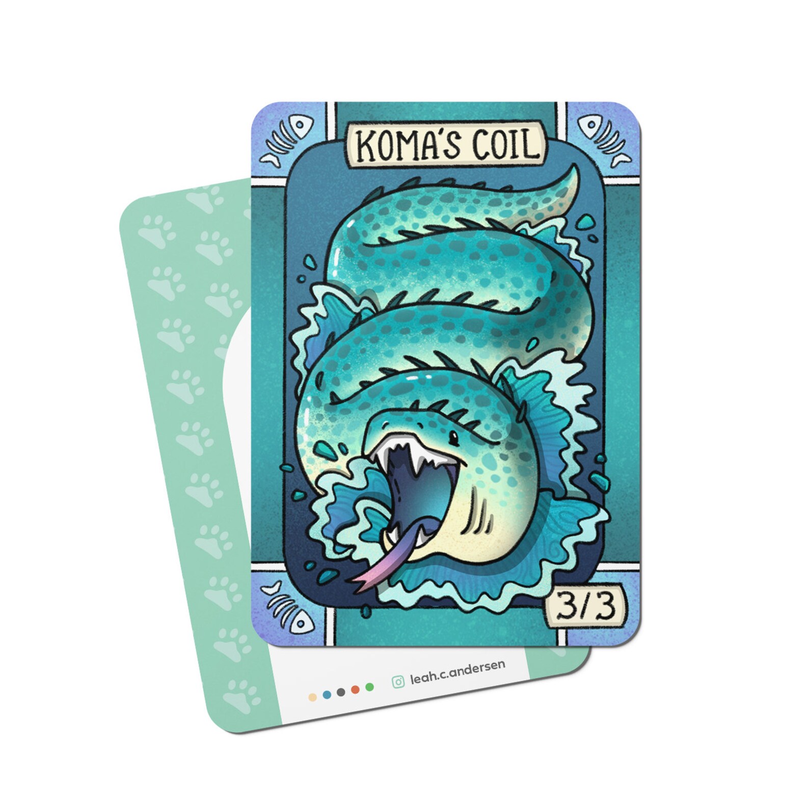 5 Koma's Coil Tokens for Magic the Gathering - Etsy