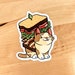 Food Cat Sticker Set - Etsy