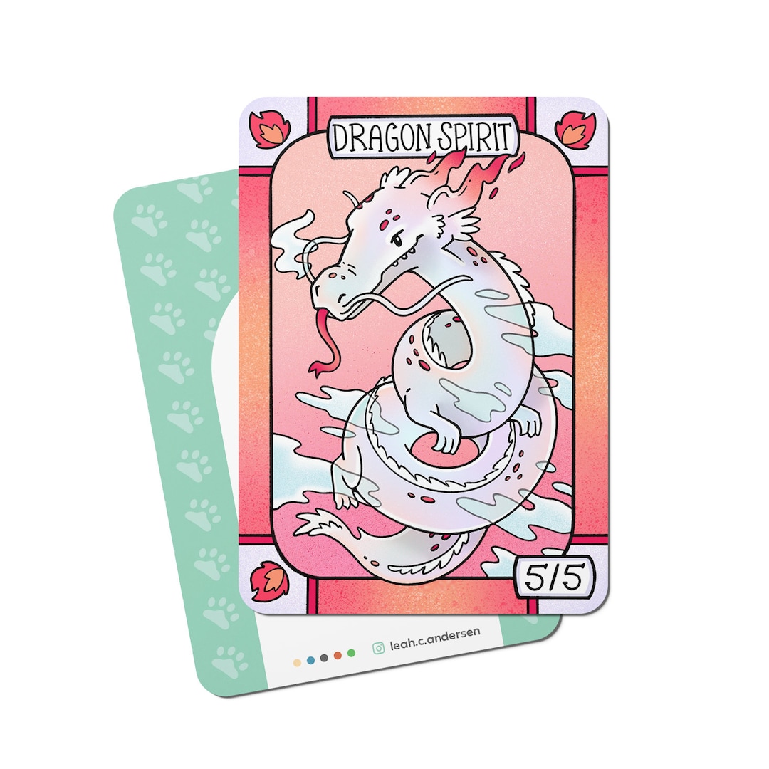 5 Red Dragon Spirit Tokens for Magic the Gathering - Etsy