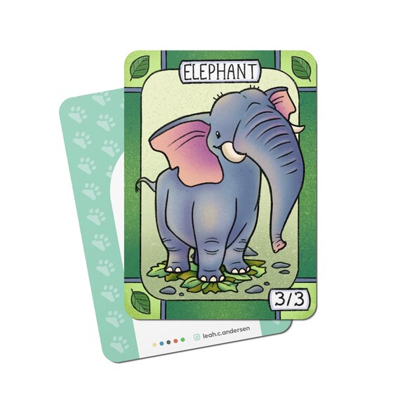 5 Elephant Tokens for Magic the Gathering - Etsy Canada