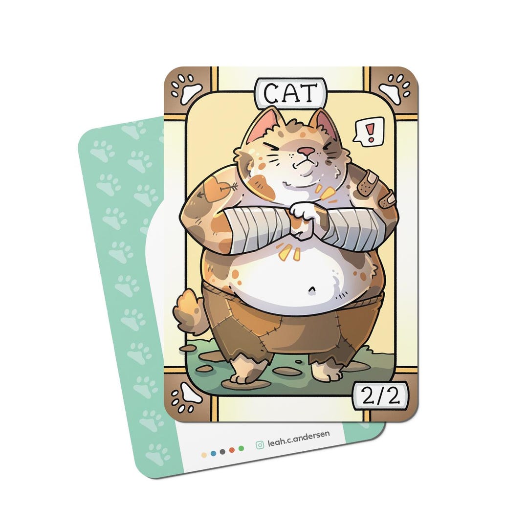 5 Cat Tokens for Magic the Gathering - Etsy