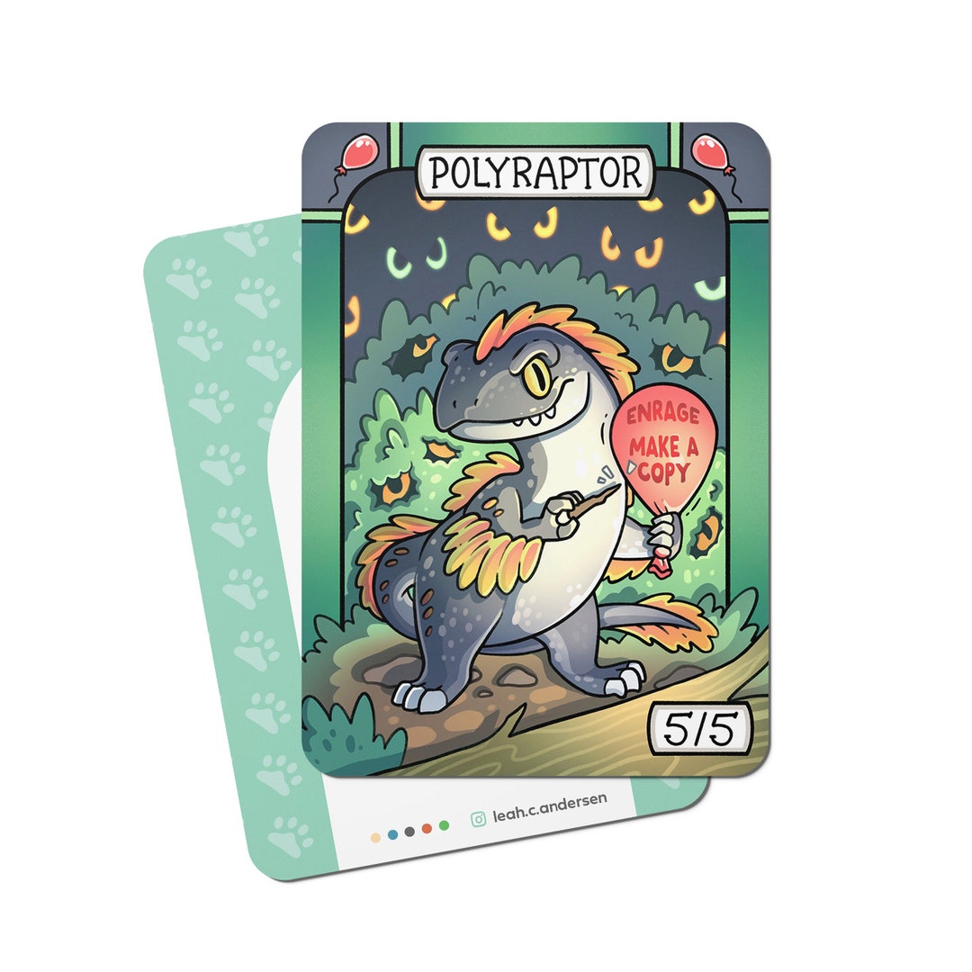 5 Polyraptor Tokens for Magic the Gathering - Etsy