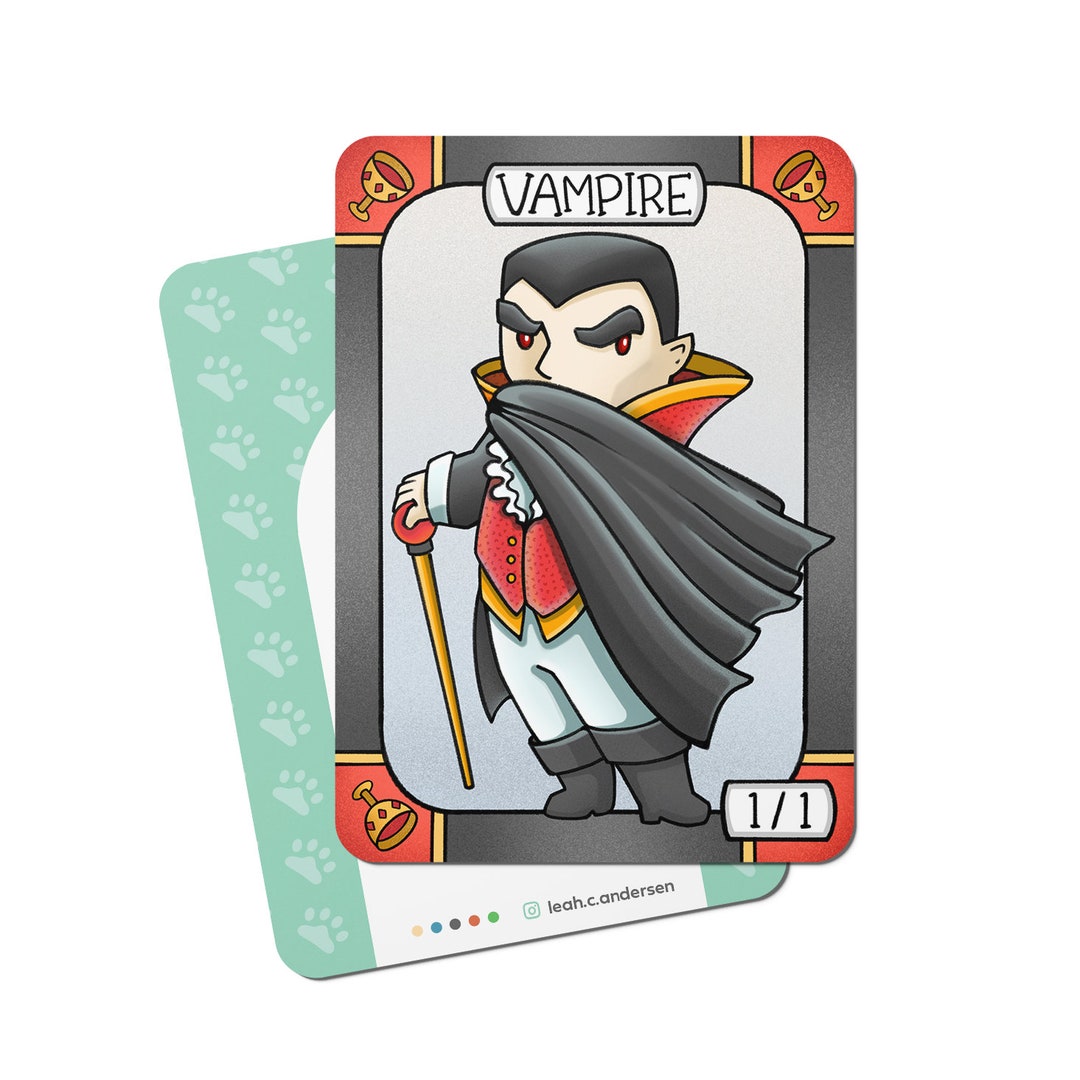 5 Vampire Tokens for Magic the Gathering - Etsy