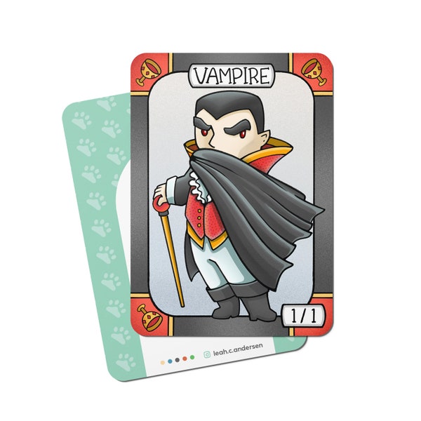 Vampire Cards - Etsy
