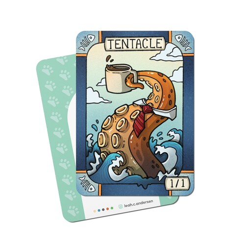 5 Kraken Tokens for Magic the Gathering - Etsy