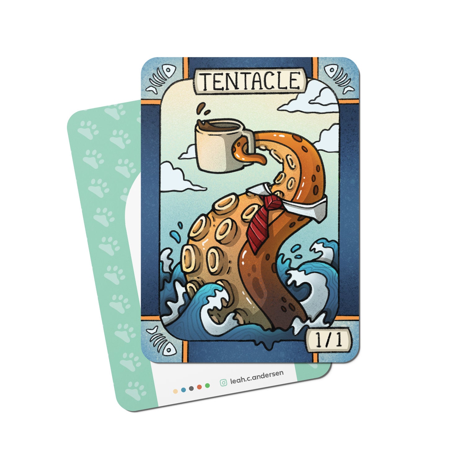 5 Tentacle Tokens for Magic the Gathering | Etsy
