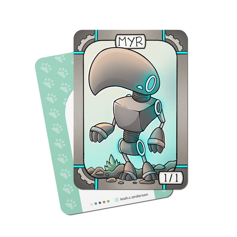 5 Myr Tokens for Magic the Gathering - Etsy