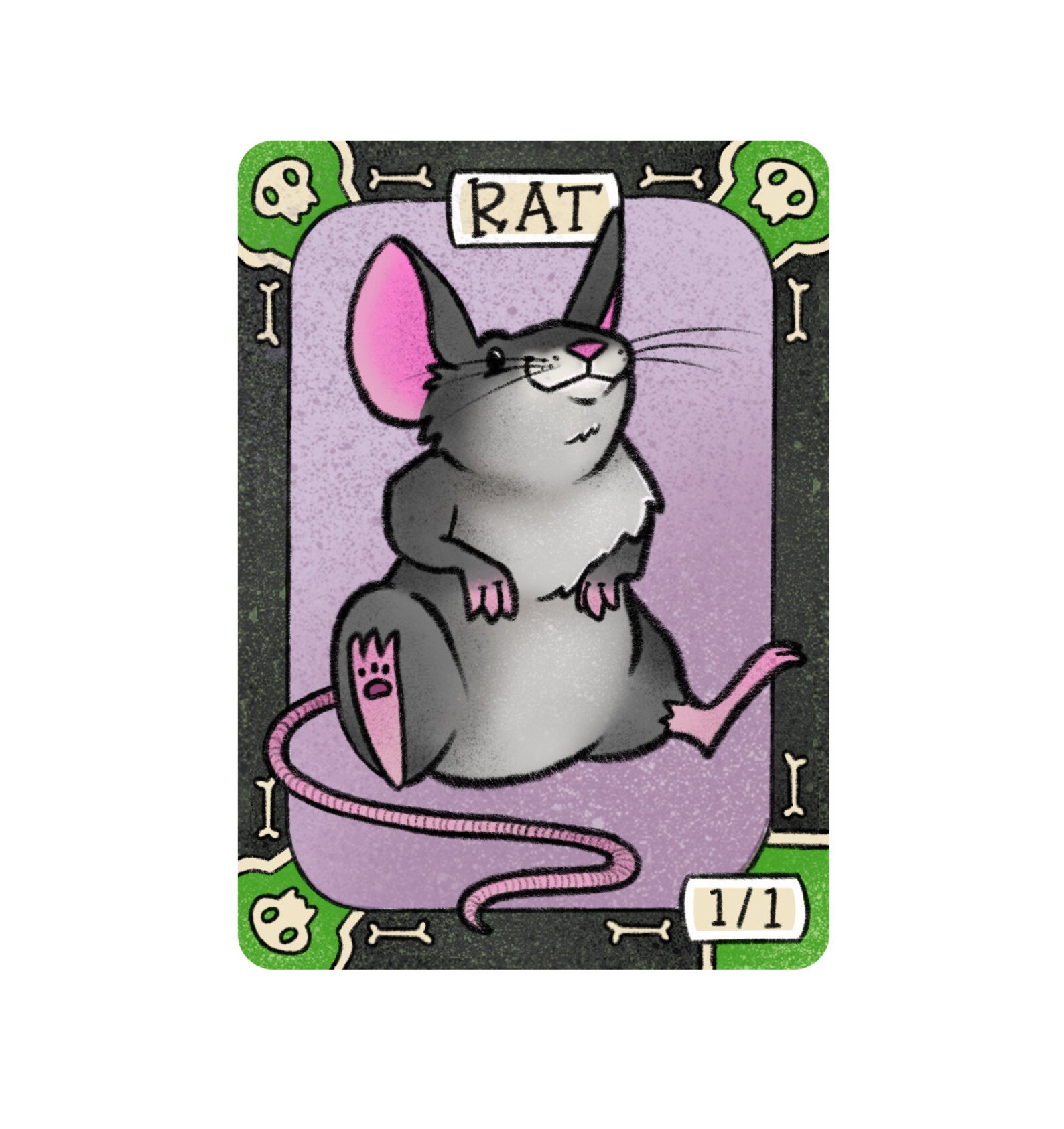10 Rat Tokens for Magic the Gathering | Etsy