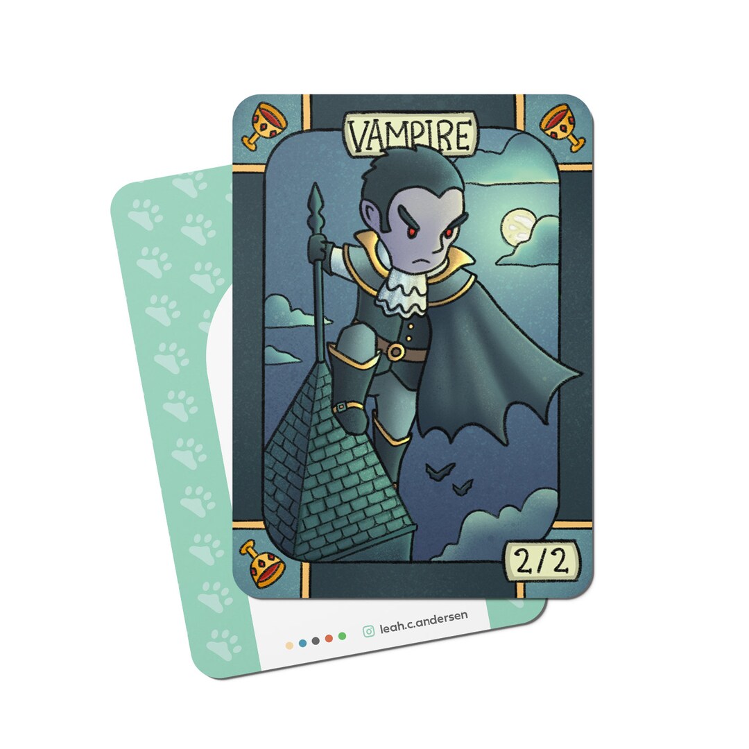 5 Vampire Tokens for Magic the Gathering - Etsy