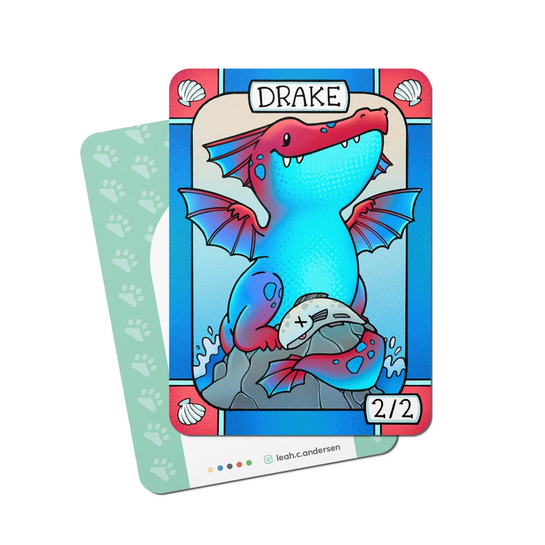 5 Drake Tokens for Magic the Gathering - Etsy