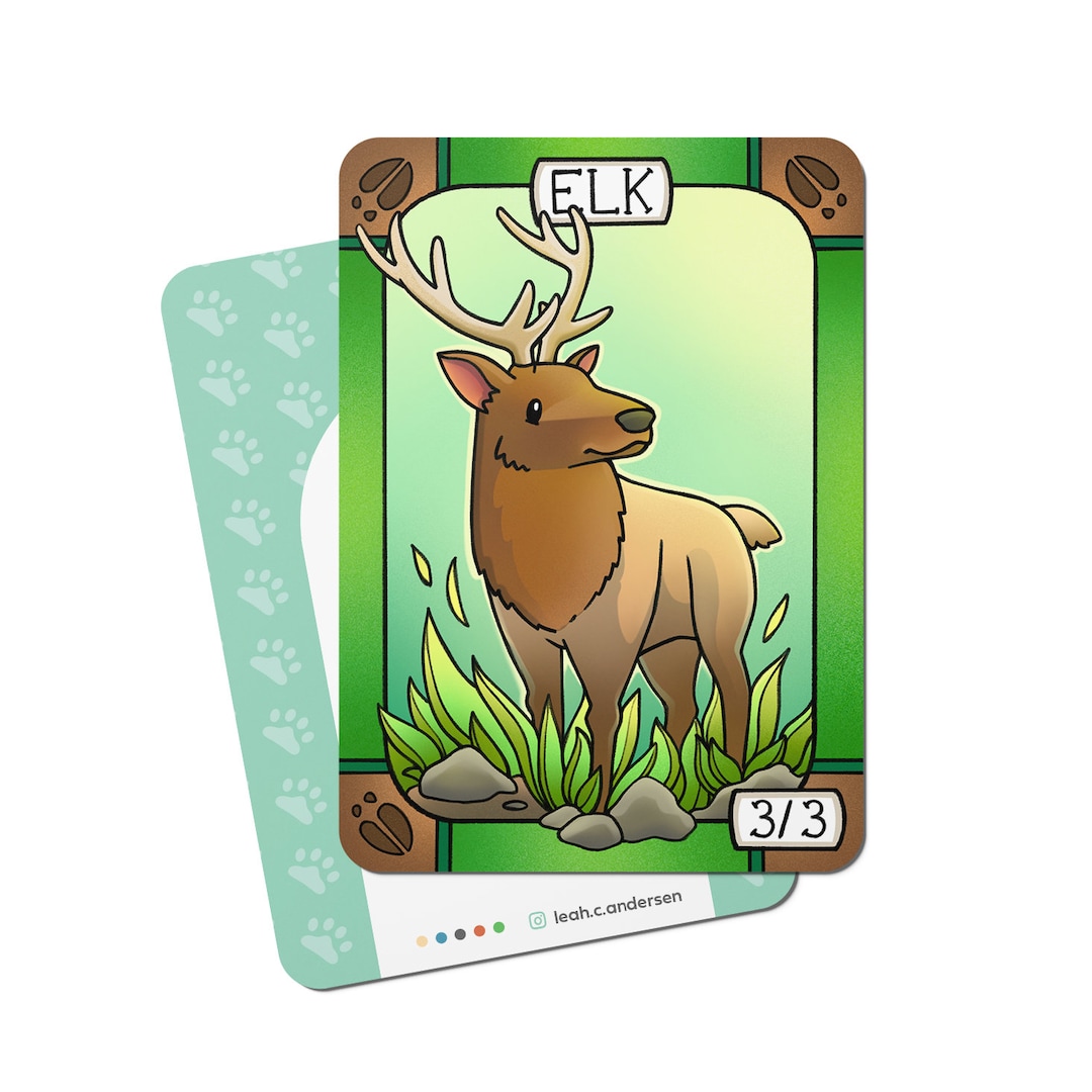 5 Elk Tokens for Magic the Gathering - Etsy