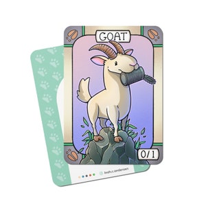 5 Goat Tokens for Magic the Gathering - Etsy
