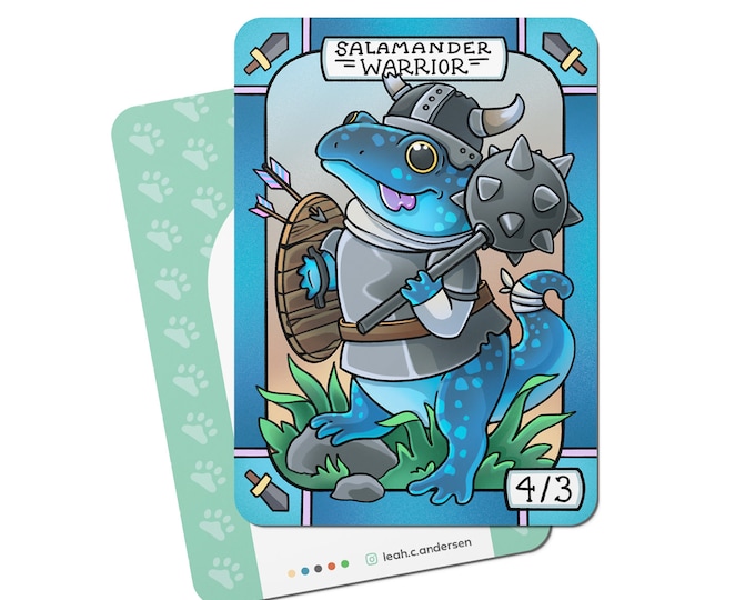 5 Salamander Warrior Tokens for Magic the Gathering - Etsy