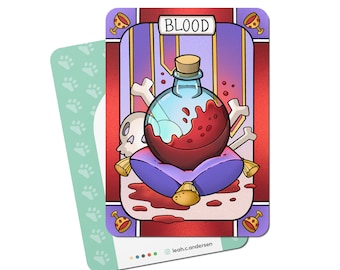 Magic the Gathering Blood Token - Etsy