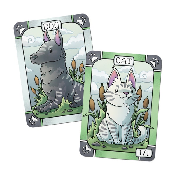Dog Token Cards - Etsy