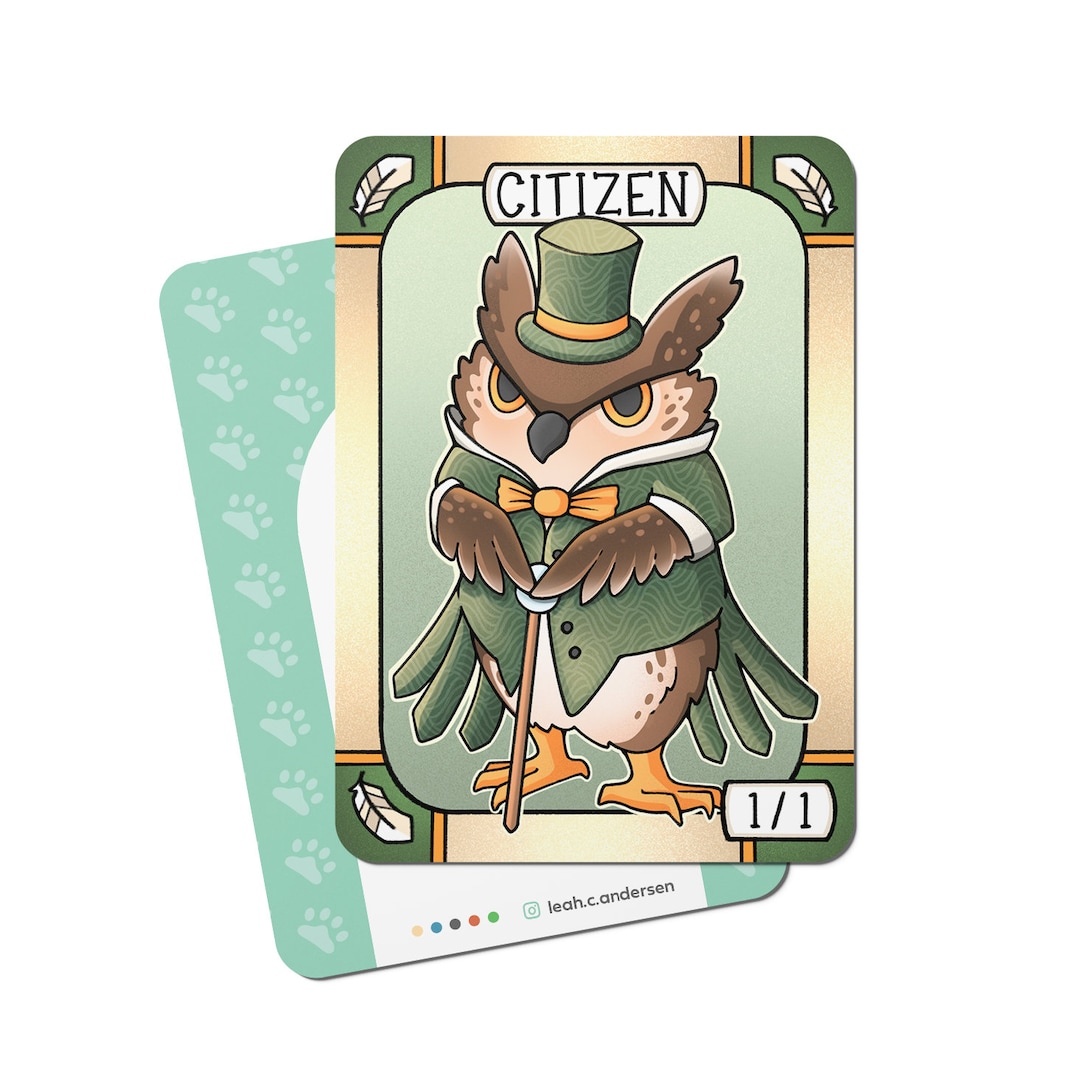 5 Citizen Tokens for Magic the Gathering - Etsy