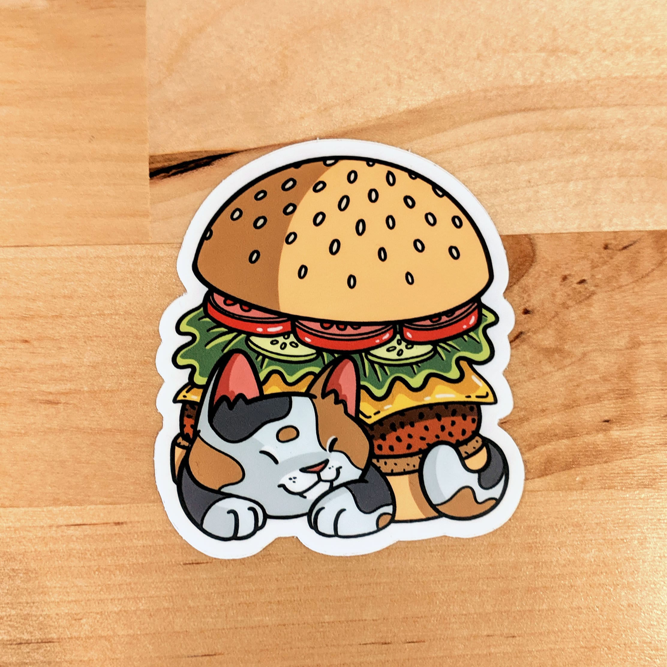 Food Cat Sticker Set - Etsy