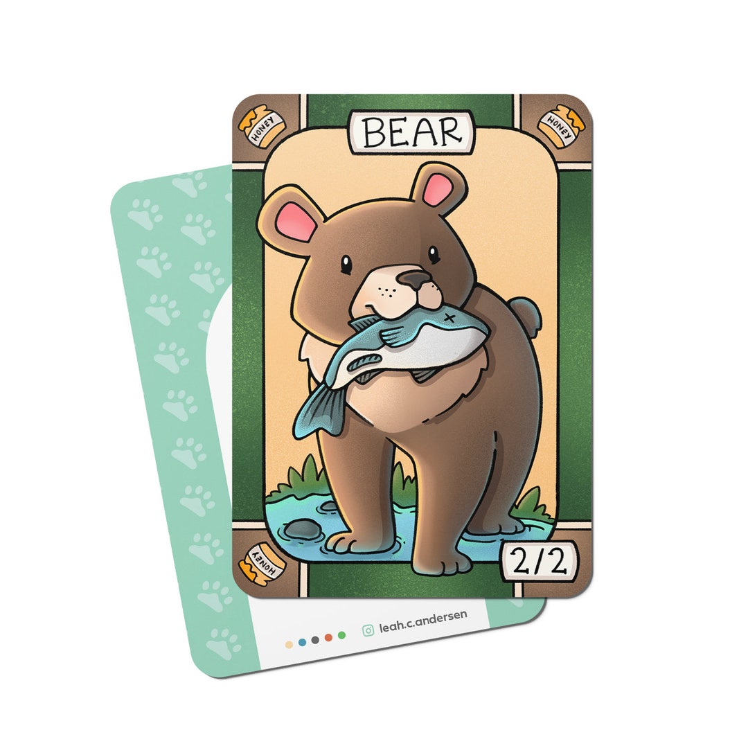 5 Bear Tokens for Magic the Gathering - Etsy